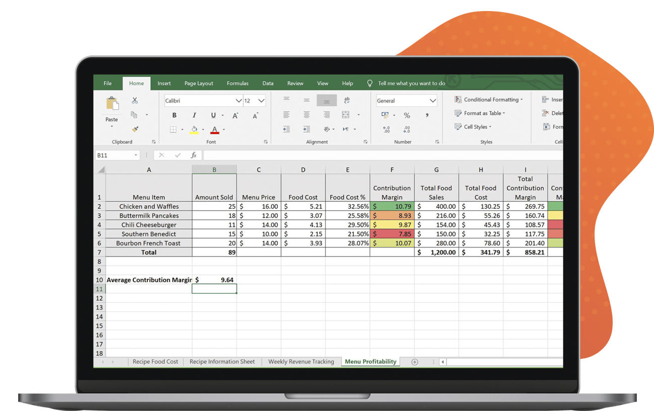 Free Profitable Menu Pricing Excel Sheet free-profitable-menu-pricing-excel-sheet